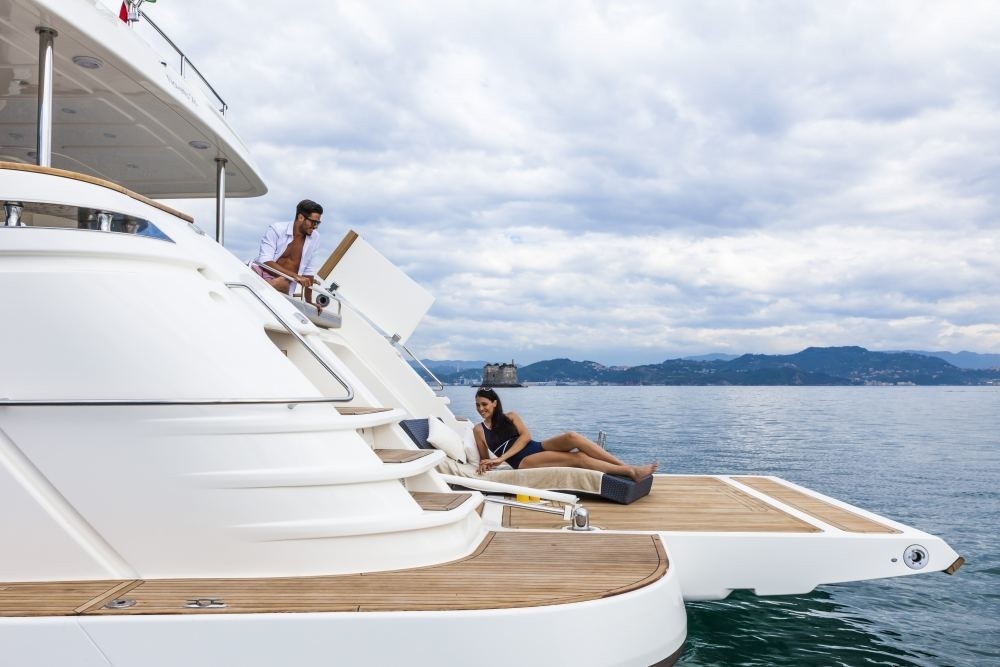 Yacht Navetta 28, a Ferretti Custom Line Superyacht | CHARTERWORLD ...